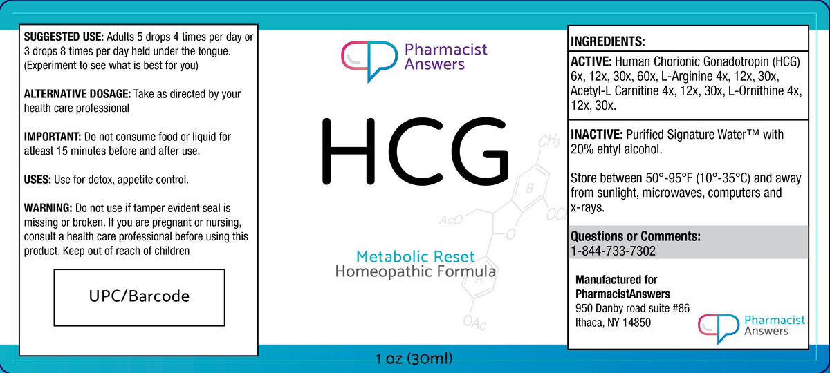 Sigform (PharmacistAnswers) HCG-Homeopathic Drops 2oz – HelloRph